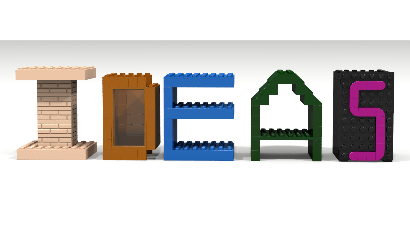 LEGO IDEAS - Build Your LEGO Ideas Logo - Ideas