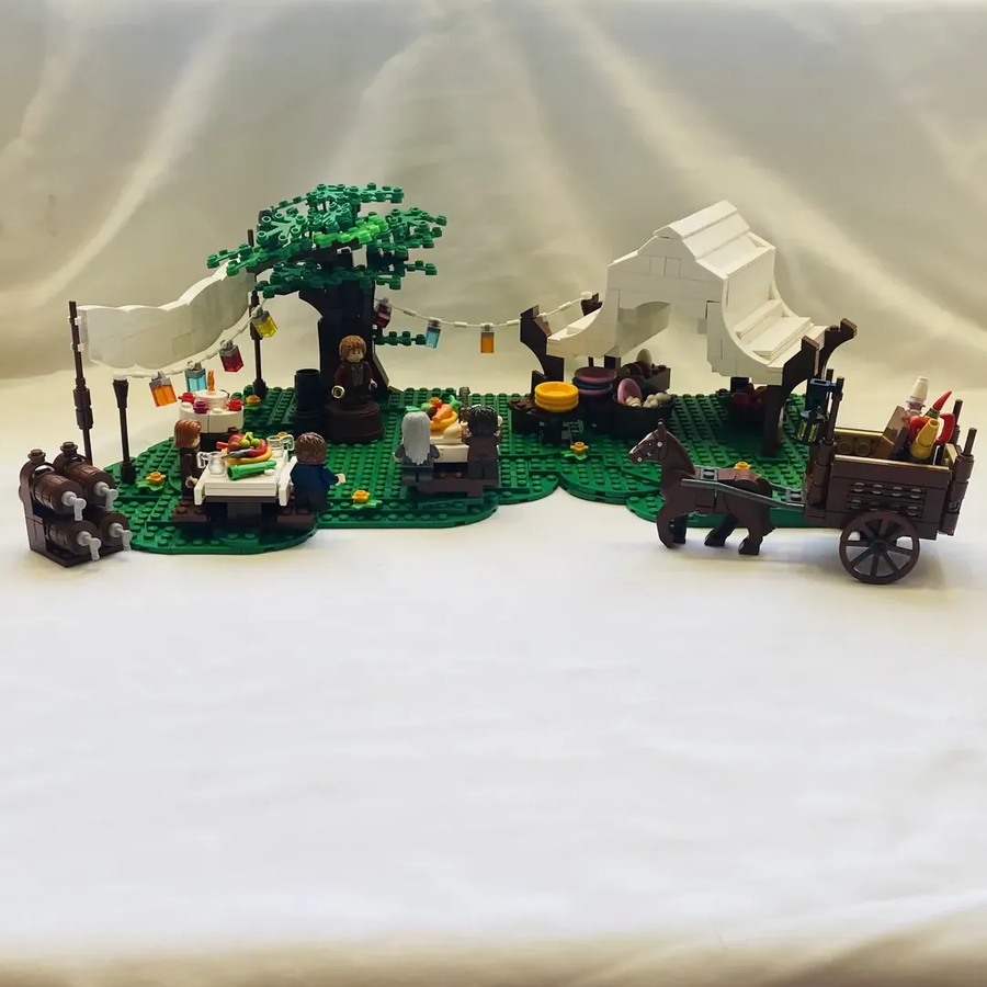 LEGO IDEAS - Exploring the world of Middle-Earth - Scene: Bilbo Baggins ...