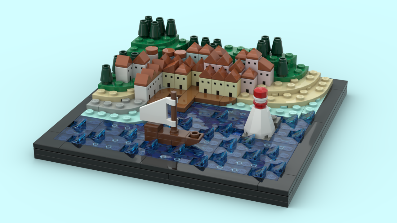 LEGO IDEAS - Do you want to go to the seaside? - Mini Coastal Landscape
