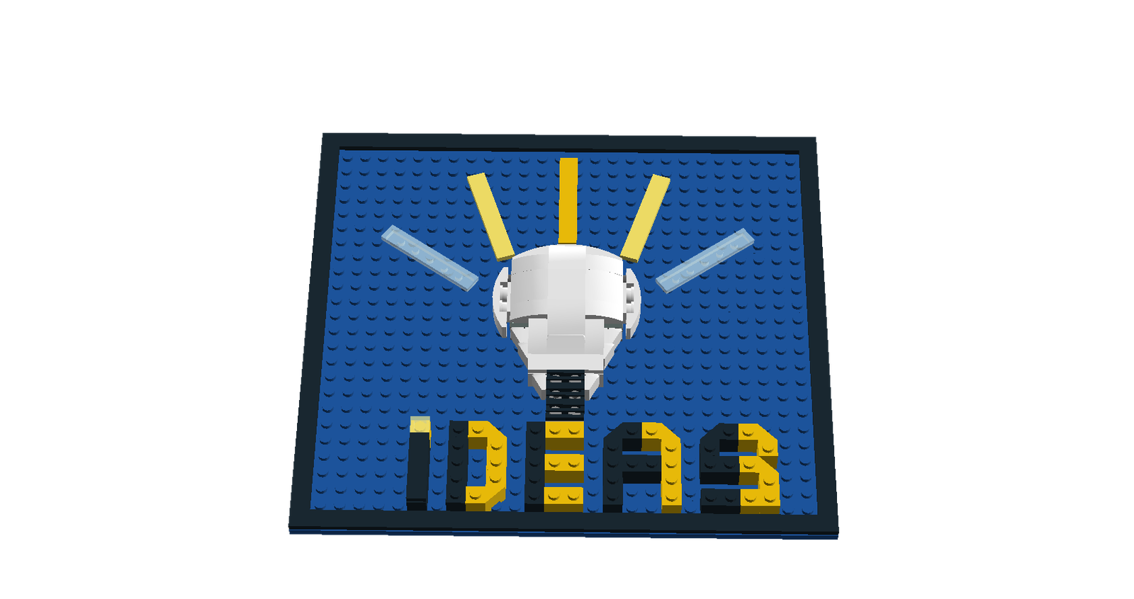 LEGO IDEAS - Build Your LEGO Ideas Logo - Bulb of ideas