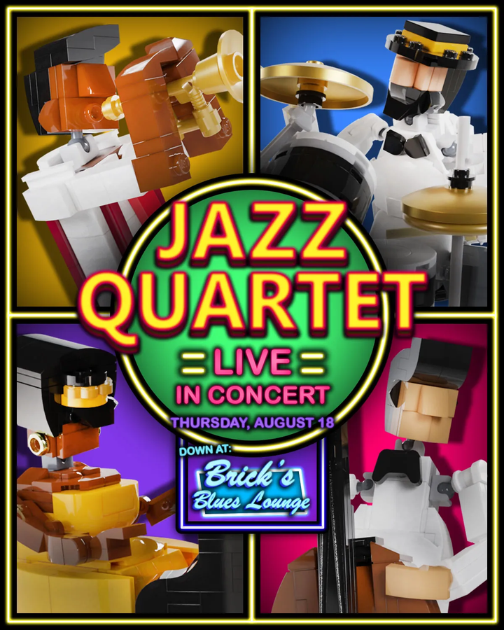 LEGO IDEAS - Live in concert: The Jazz Quartet - Live at Brick's Blues ...