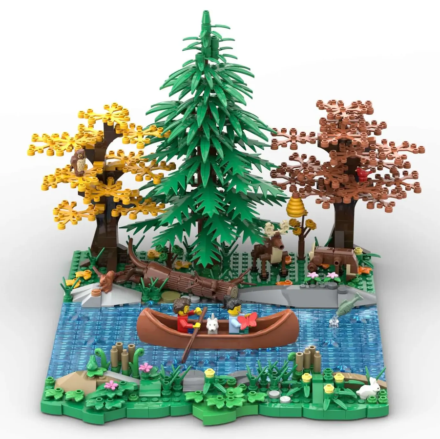 LEGO IDEAS - An escape, a reset, in the A-Frame Cabin - Canoeing With ...
