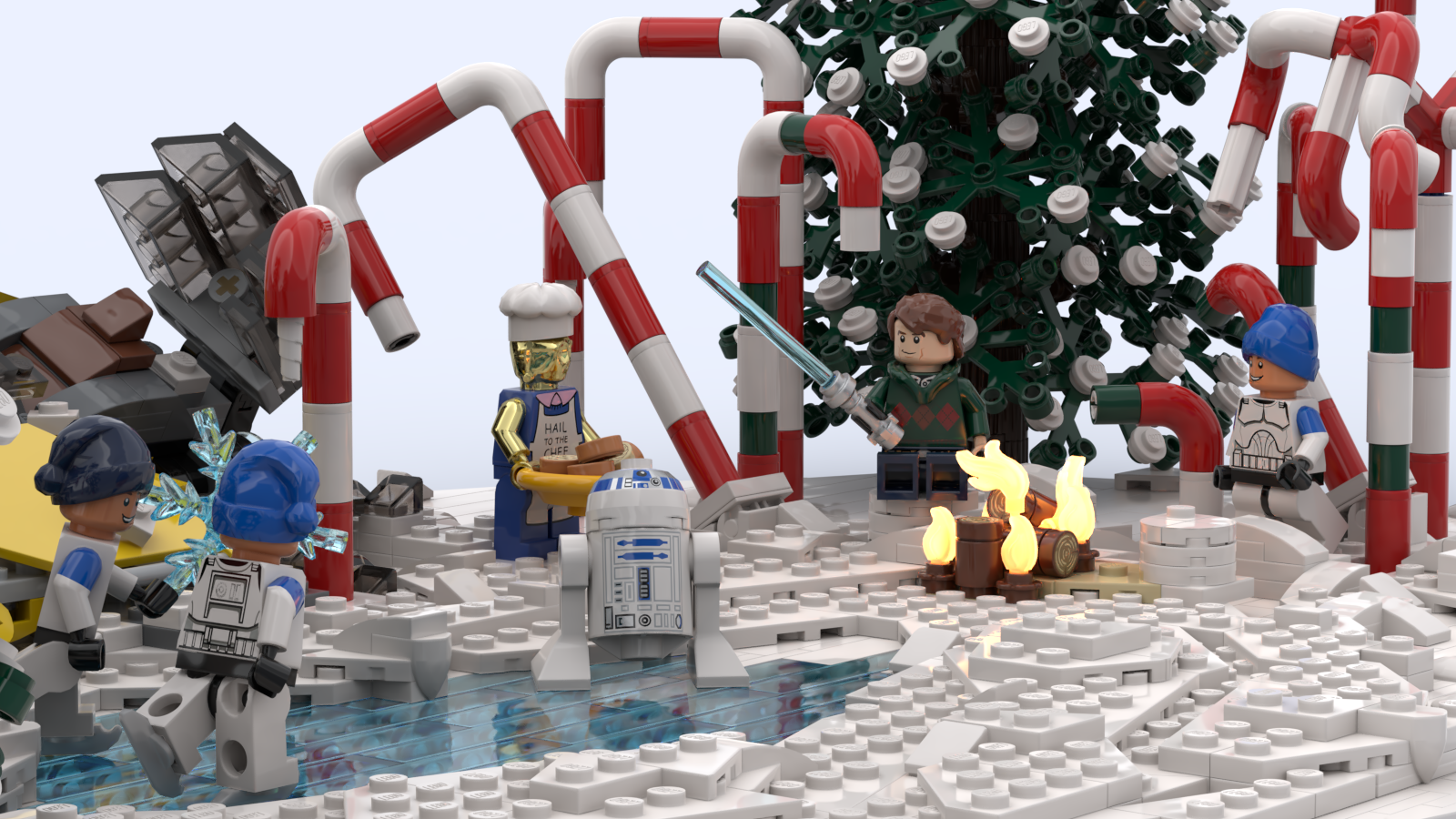 LEGO IDEAS - Celebrate The Holidays in a Galaxy Far Far Away - Stranded ...