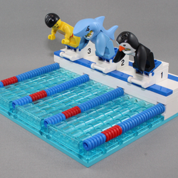 LEGO IDEAS - Help Decorate the LEGO House! - Minifigure: Swimming race