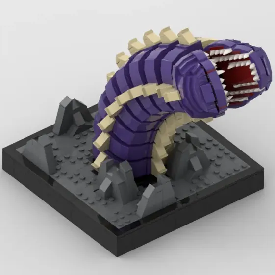 LEGO IDEAS - 50 years of Dungeons & Dragons! - Emerging Purple Worm