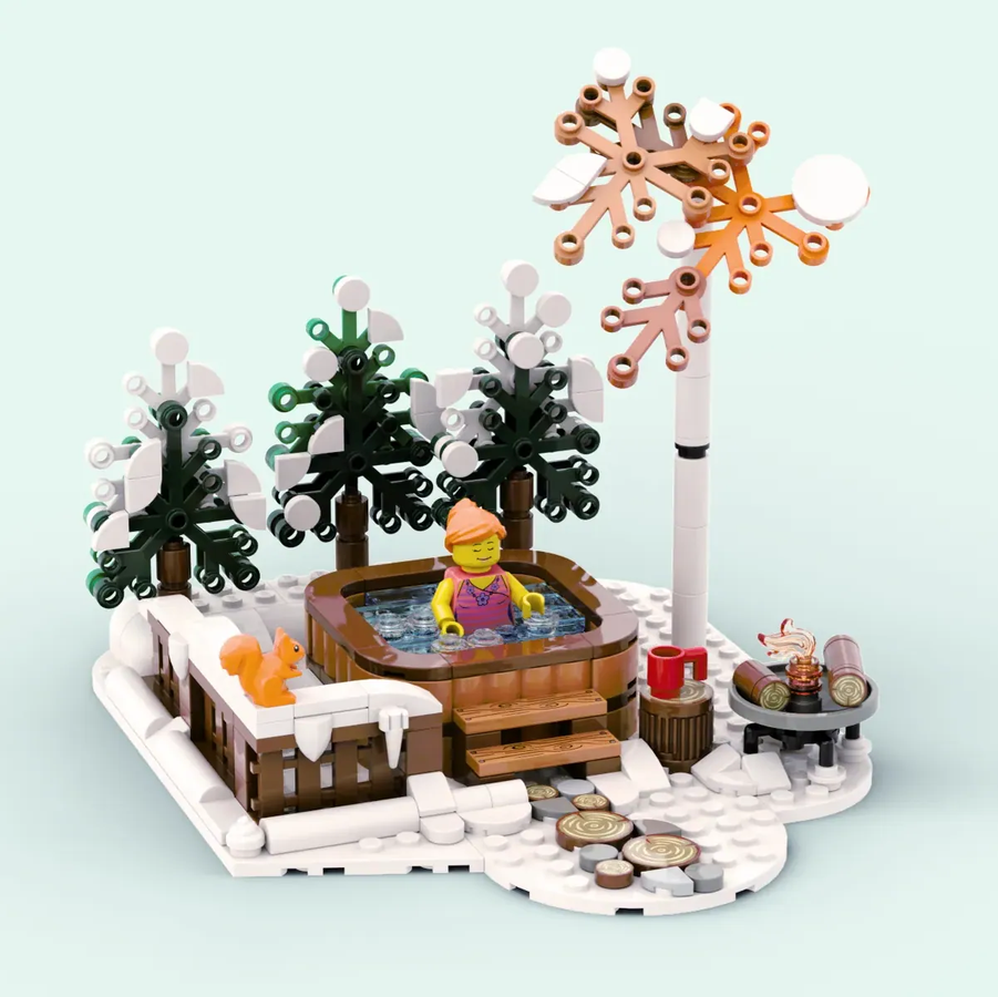 LEGO IDEAS - Me, myself and I - Relaxing in Winter Spa