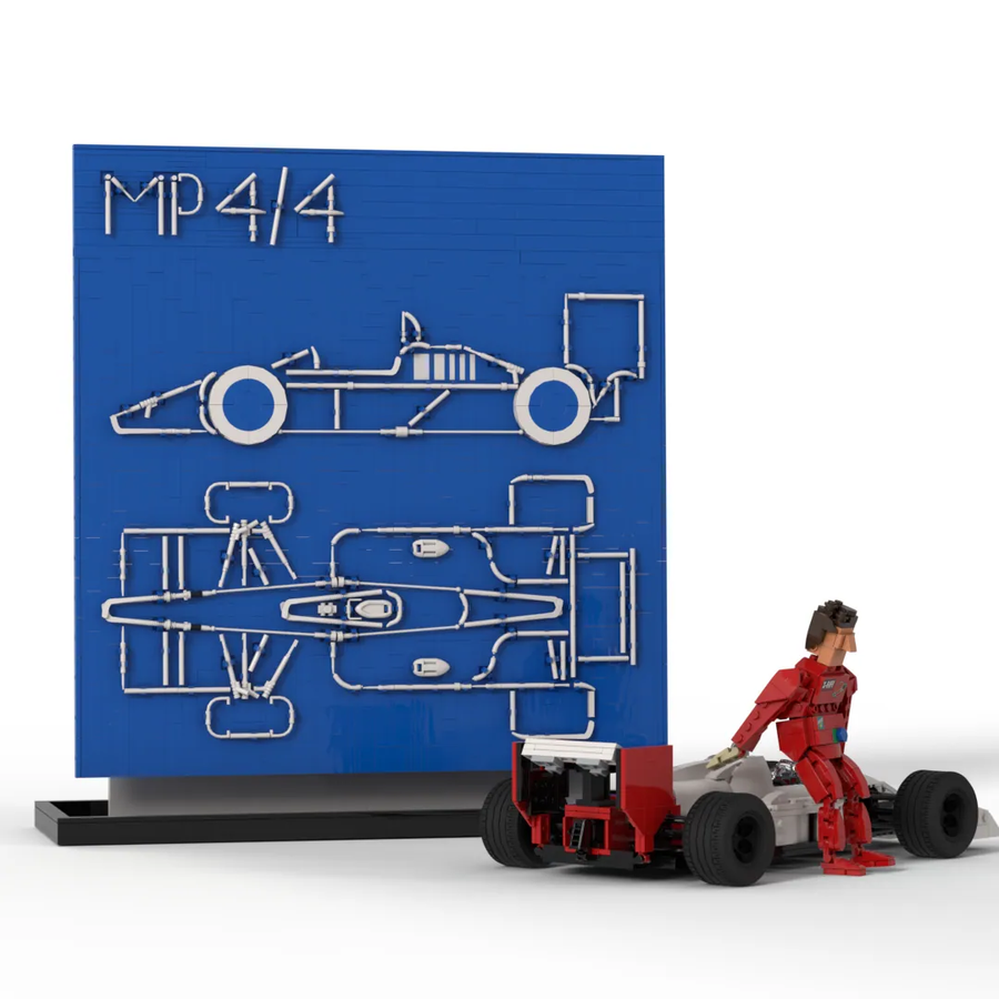 LEGO IDEAS - Building a Legend - MP4/4 Blueprints