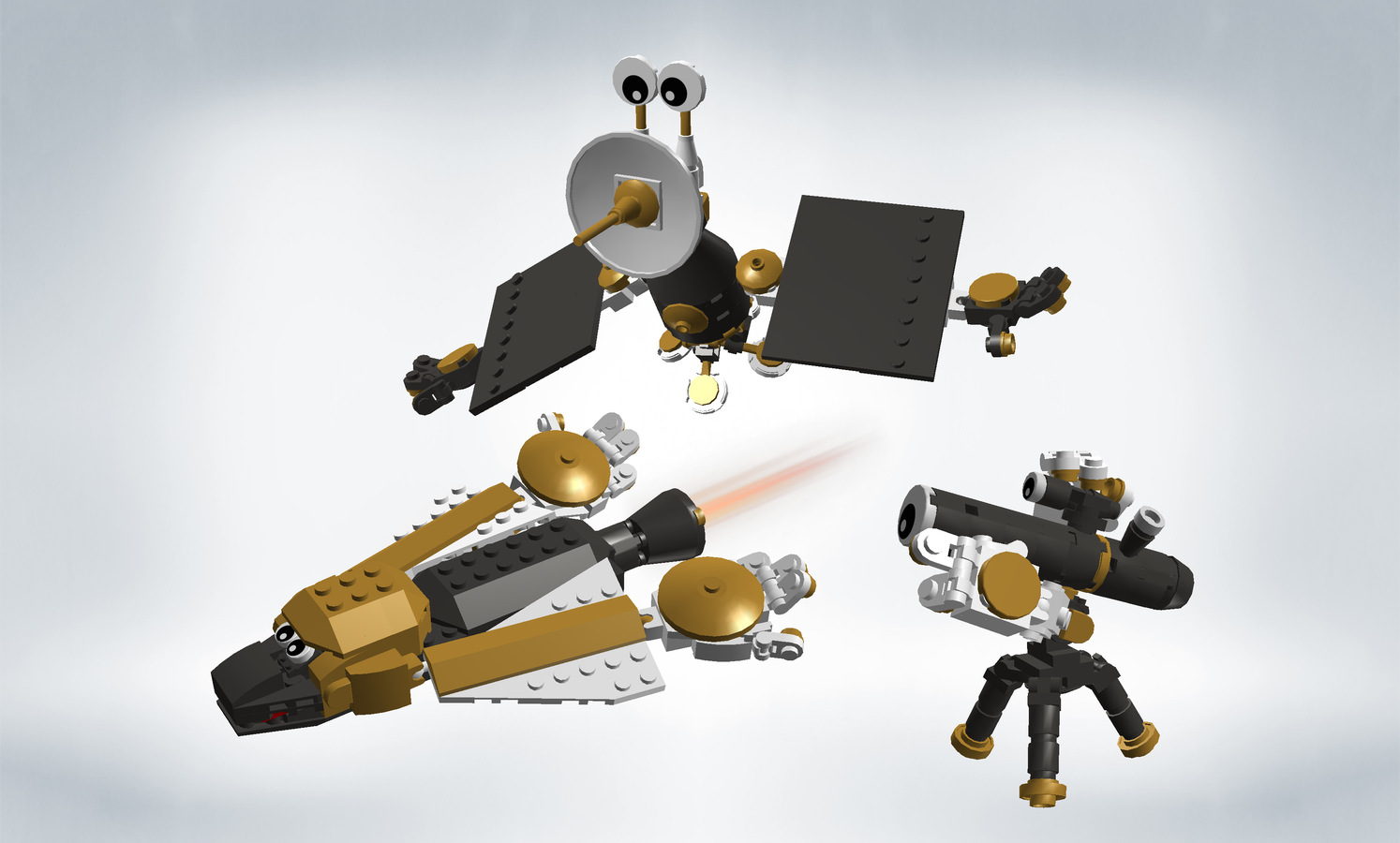 LEGO IDEAS - LEGO Moments in Space - Animated space equipment