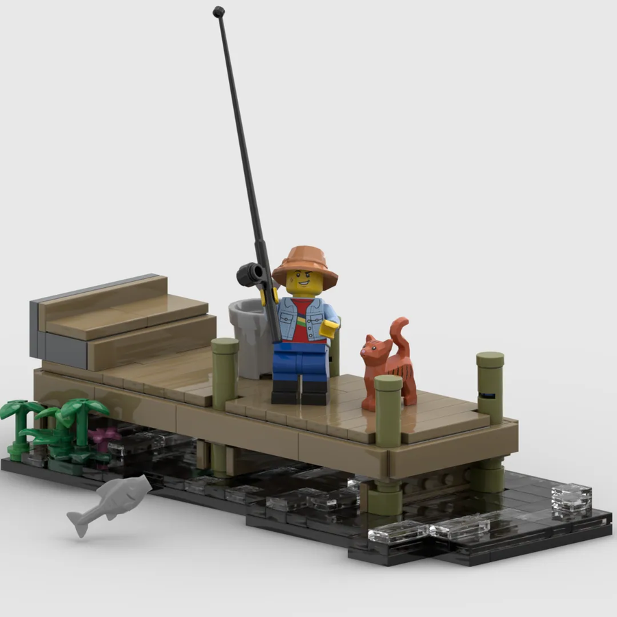 LEGO IDEAS - Me, myself and I - Fishing on the Dock