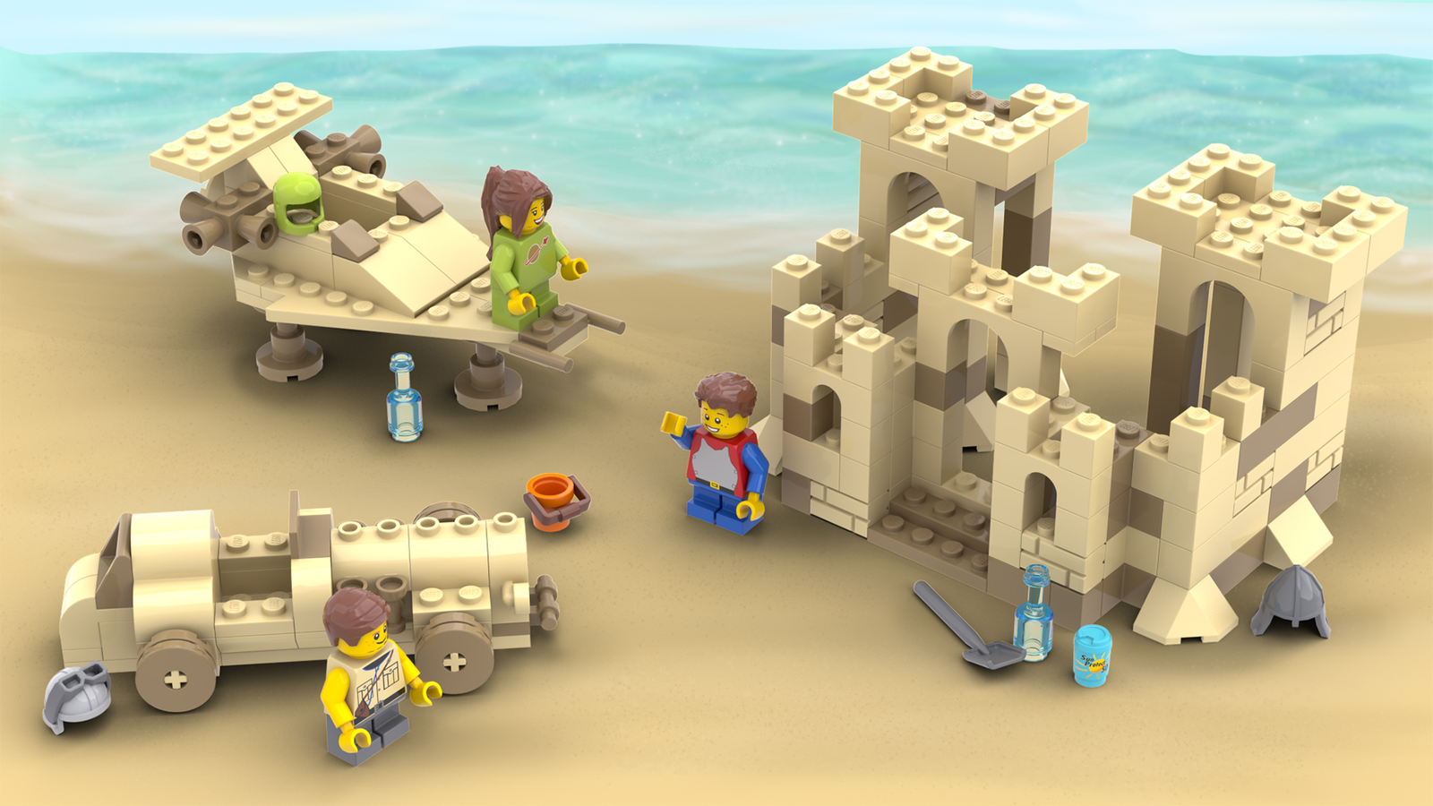 LEGO IDEAS - Do you want to go to the seaside? - Sand Sculpture Contest