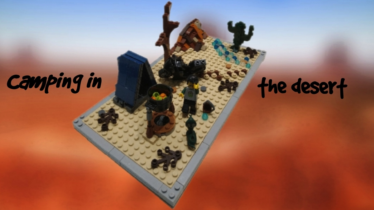 LEGO IDEAS - Build that holiday into THAT holiday! - Camping In The Desert