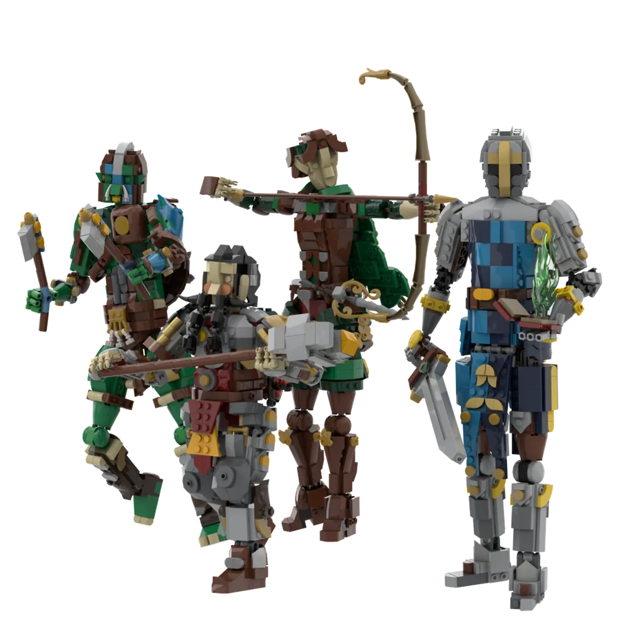 LEGO IDEAS - 50 years of Dungeons & Dragons! - Mercenary Party