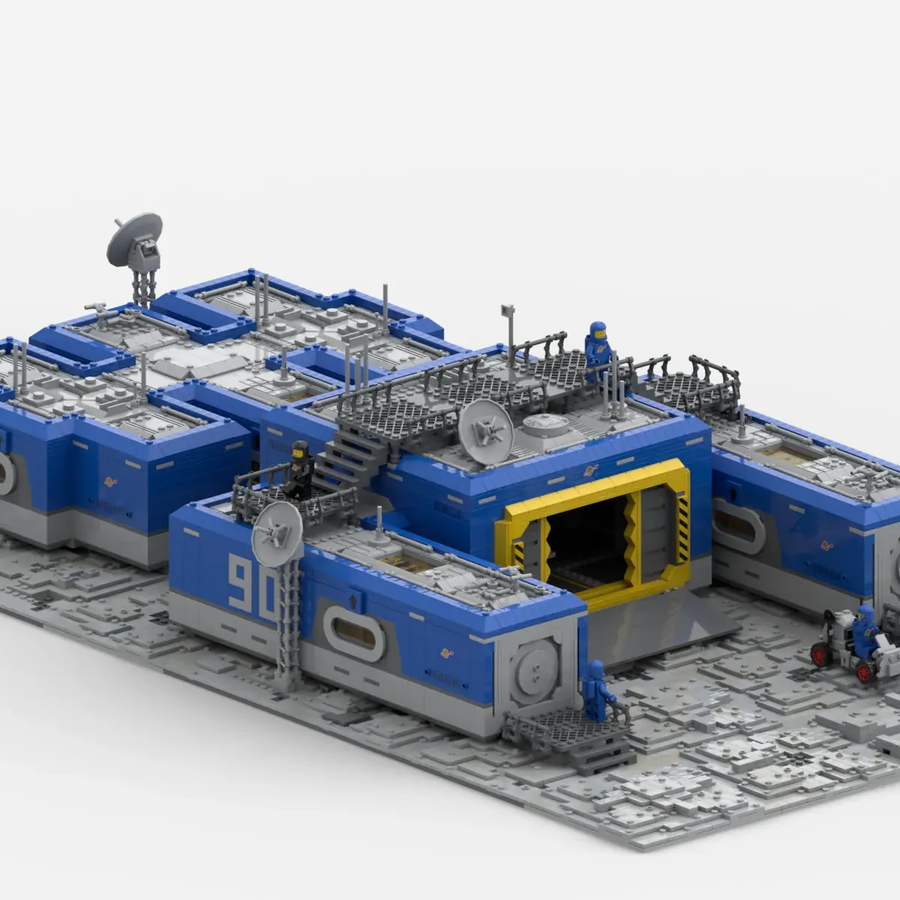 LEGO IDEAS - 90th Anniversary: Space Celebrations - Classic Space Moon Base