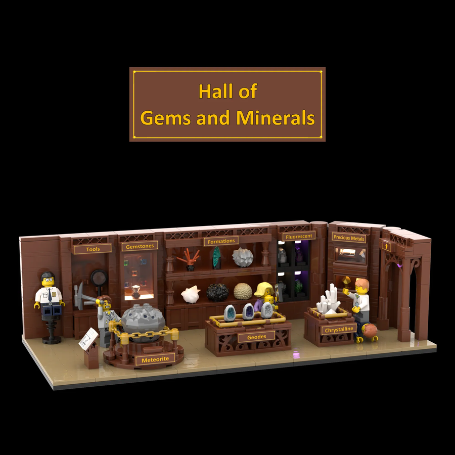 LEGO IDEAS - Create your own Exhibition - Minerology and Gemstones