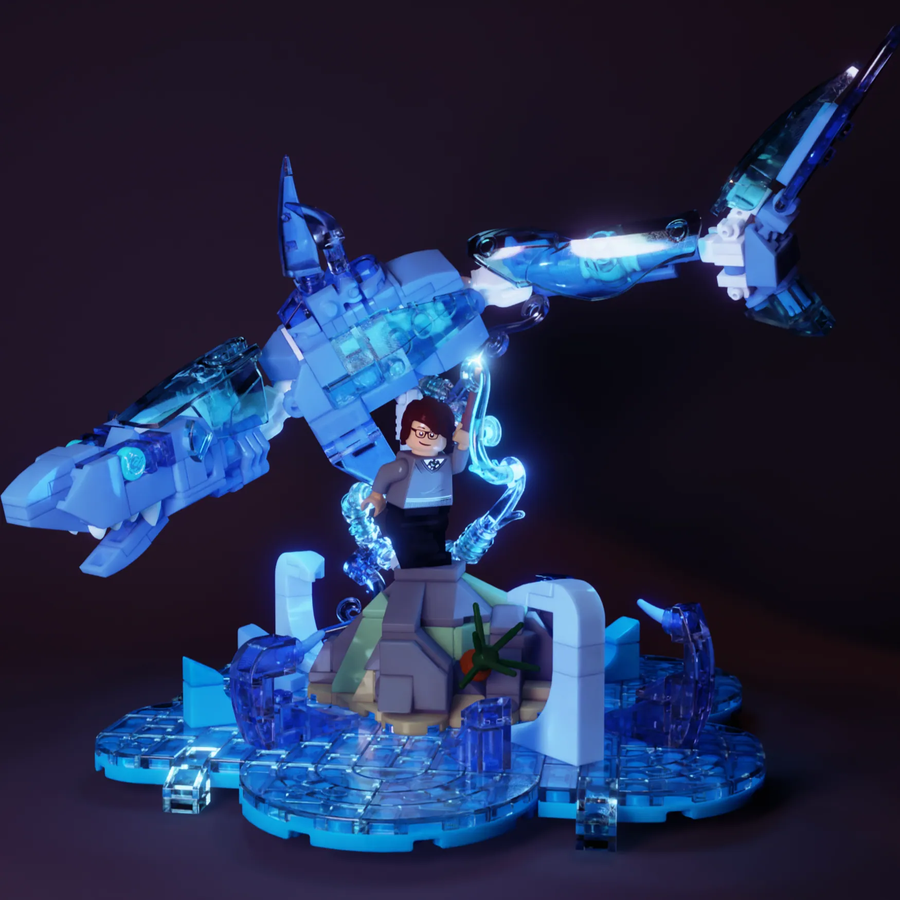 LEGO IDEAS - Build Your Patronus! - Ethereal Shark Patronus