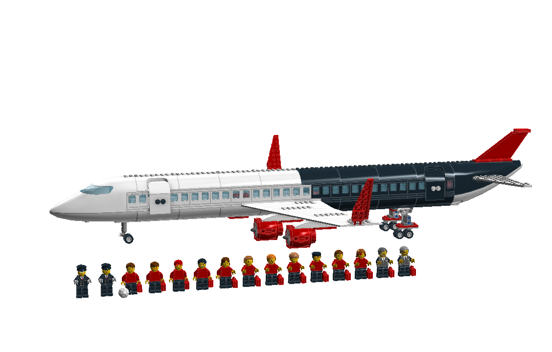 Lego Private Jet Inside