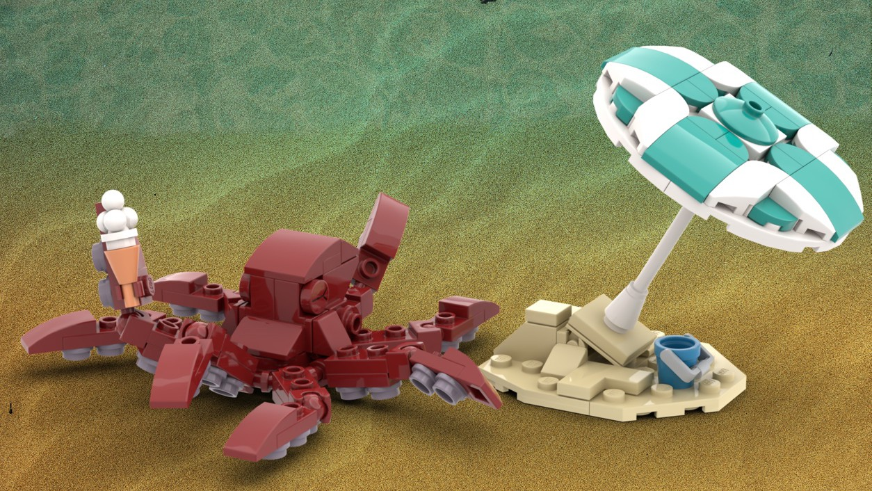 LEGO IDEAS - Do you want to go to the seaside? - The Beach Octopus