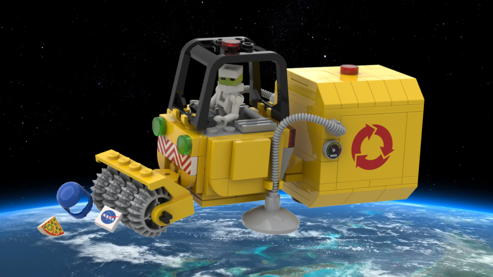 LEGO IDEAS - Out of this World Space Builds! - Space Junk Crusher
