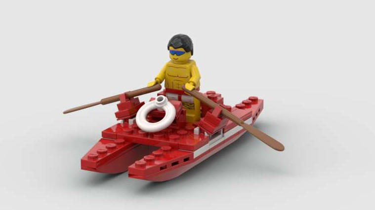 LEGO IDEAS - Do you want to go to the seaside? - Pattino - Rescue Boat
