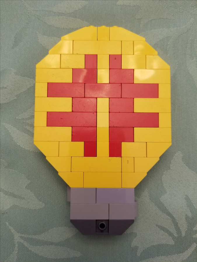 LEGO IDEAS - Build Your LEGO Ideas Logo - Brain Bulb