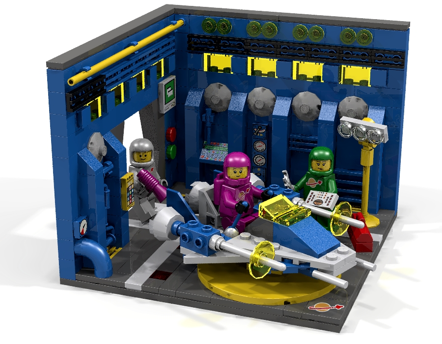 LEGO IDEAS - LEGO Moments in Space - Classic Space Hangar