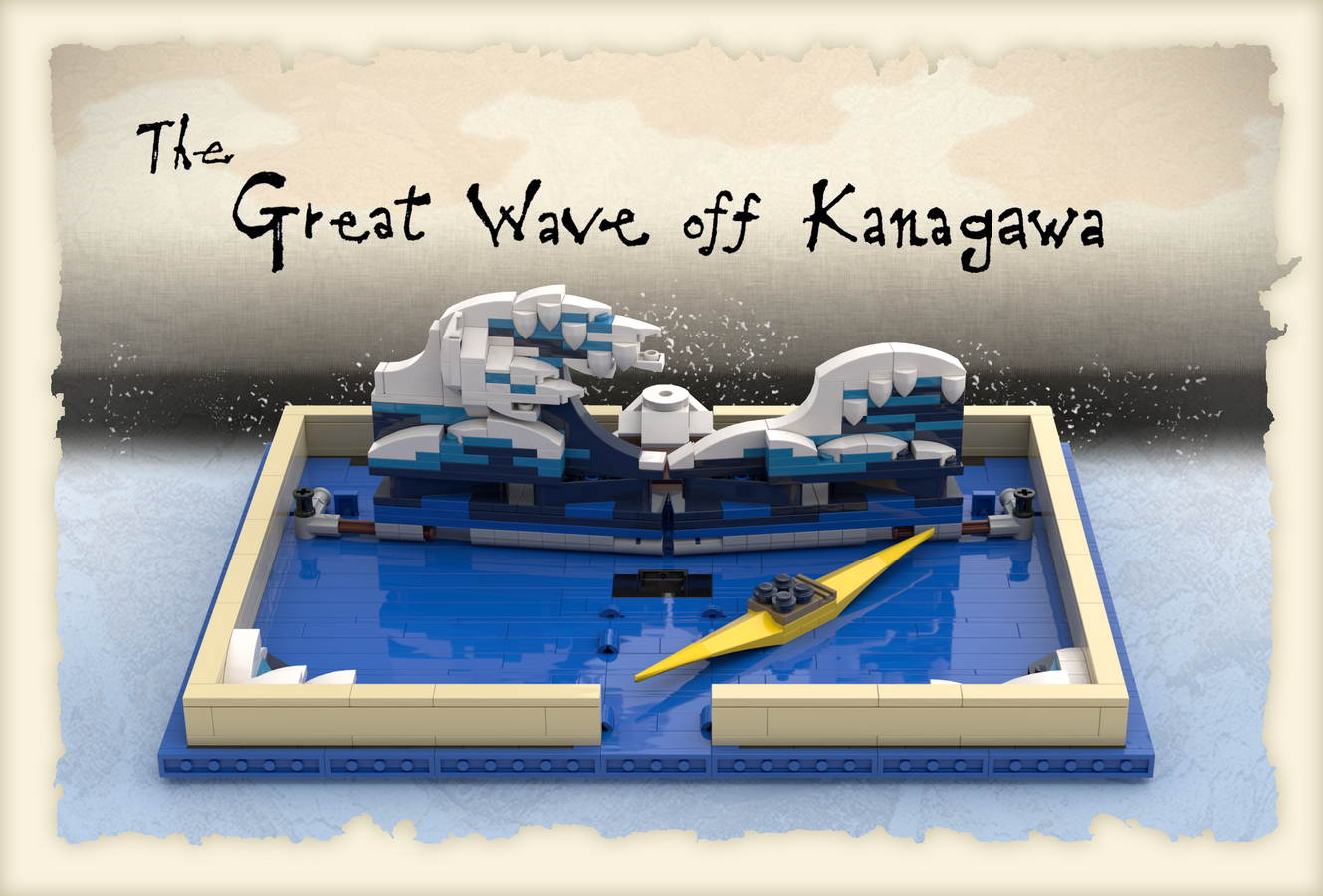LEGO IDEAS - Create a Bricktastic Pop-Up Story! - The Great Wave off ...