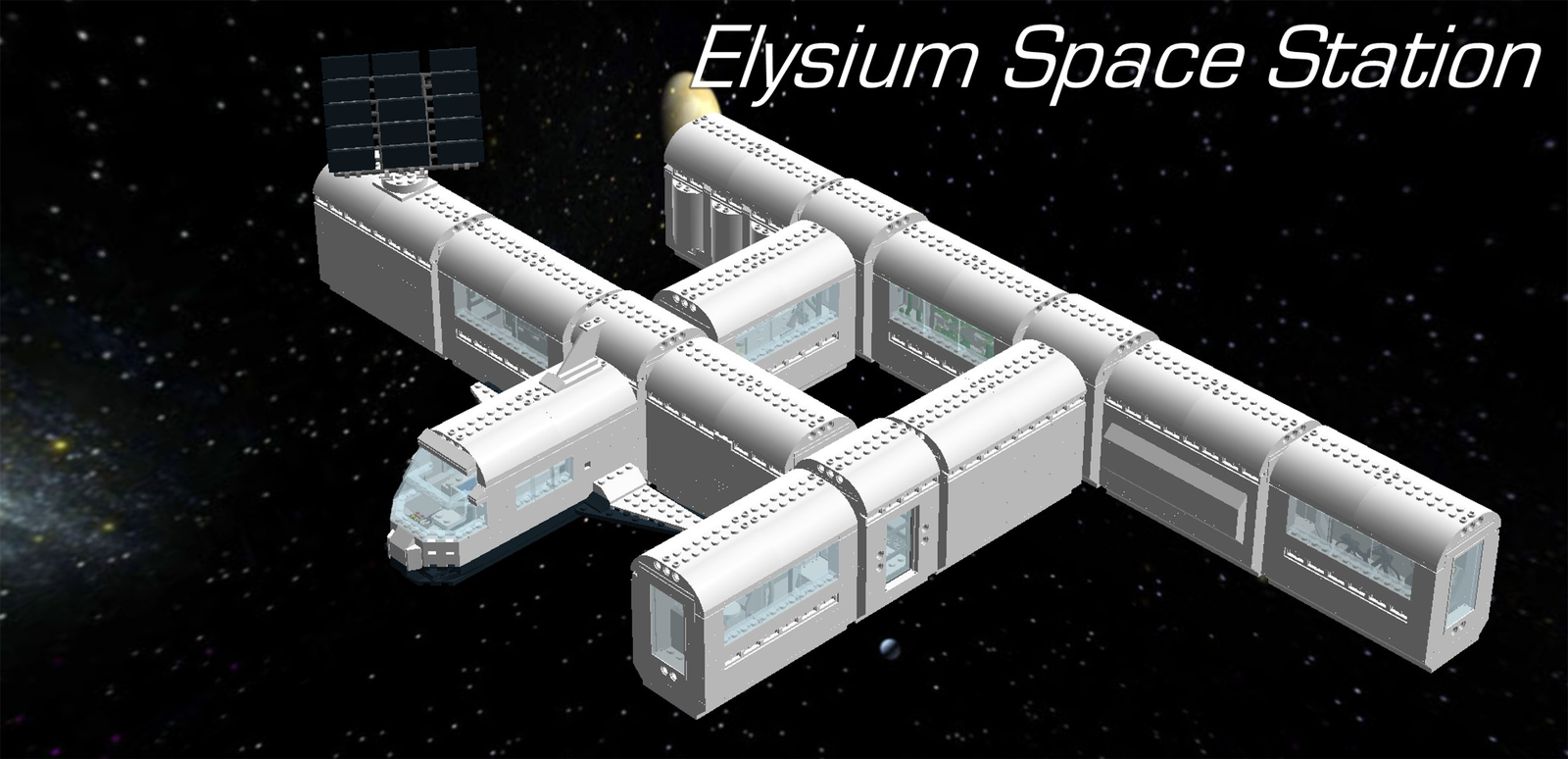 Elysium Space Station Concept Art