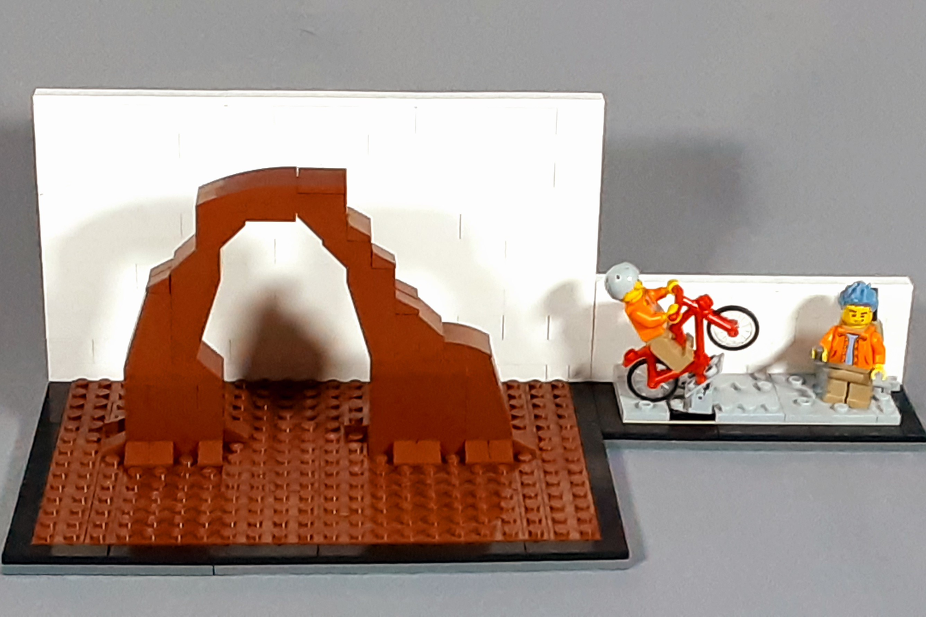LEGO IDEAS - We love sports! - Biking and Hiking at Delicate Arch