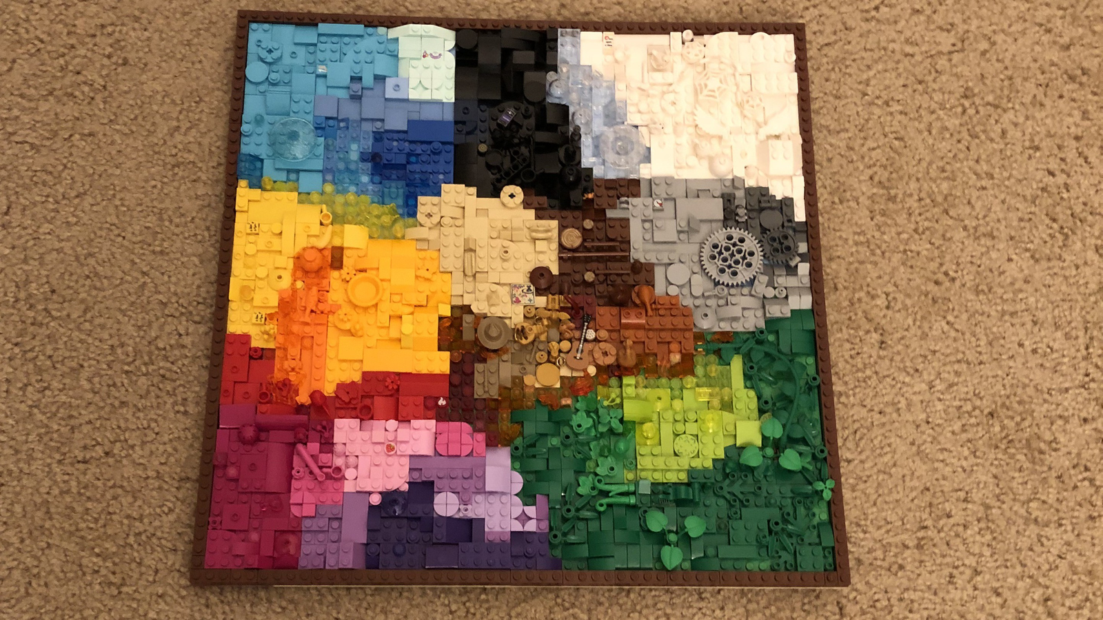 LEGO IDEAS - Create ART to be enjoyed by all! - A Pallet of Colors