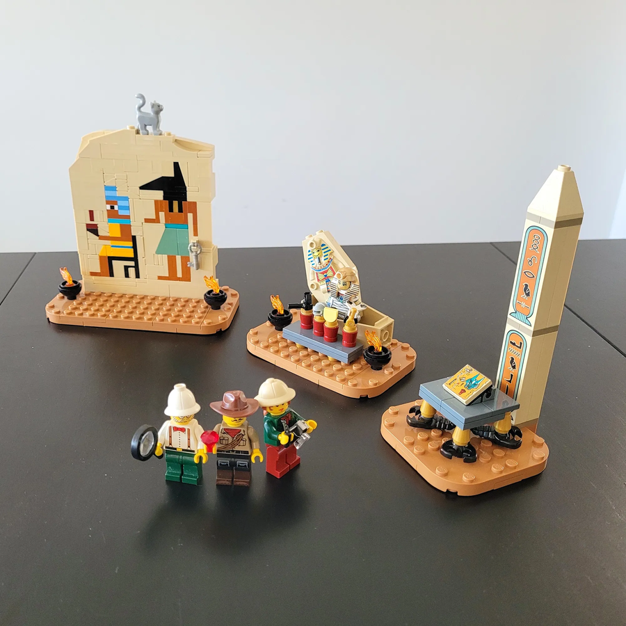 LEGO IDEAS - Create your own Exhibition - Ancient Egypt Artifacts