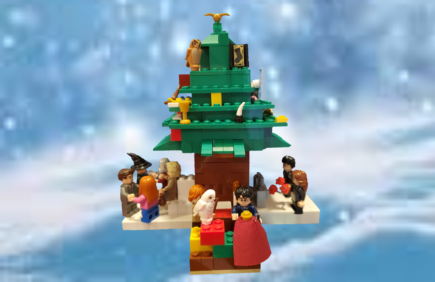LEGO IDEAS - Recreating a Magical Harry Potter™ Holiday Scene ...