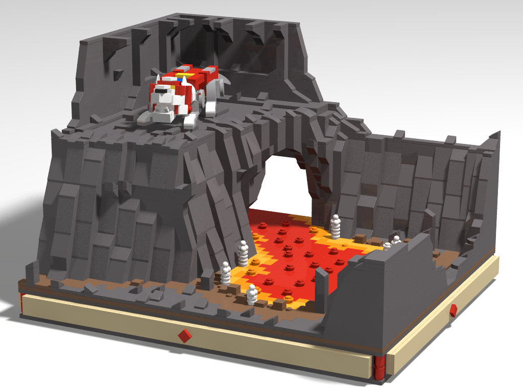 LEGO IDEAS - Form your most imaginative Voltron scene! - Red Lion Lava Cave