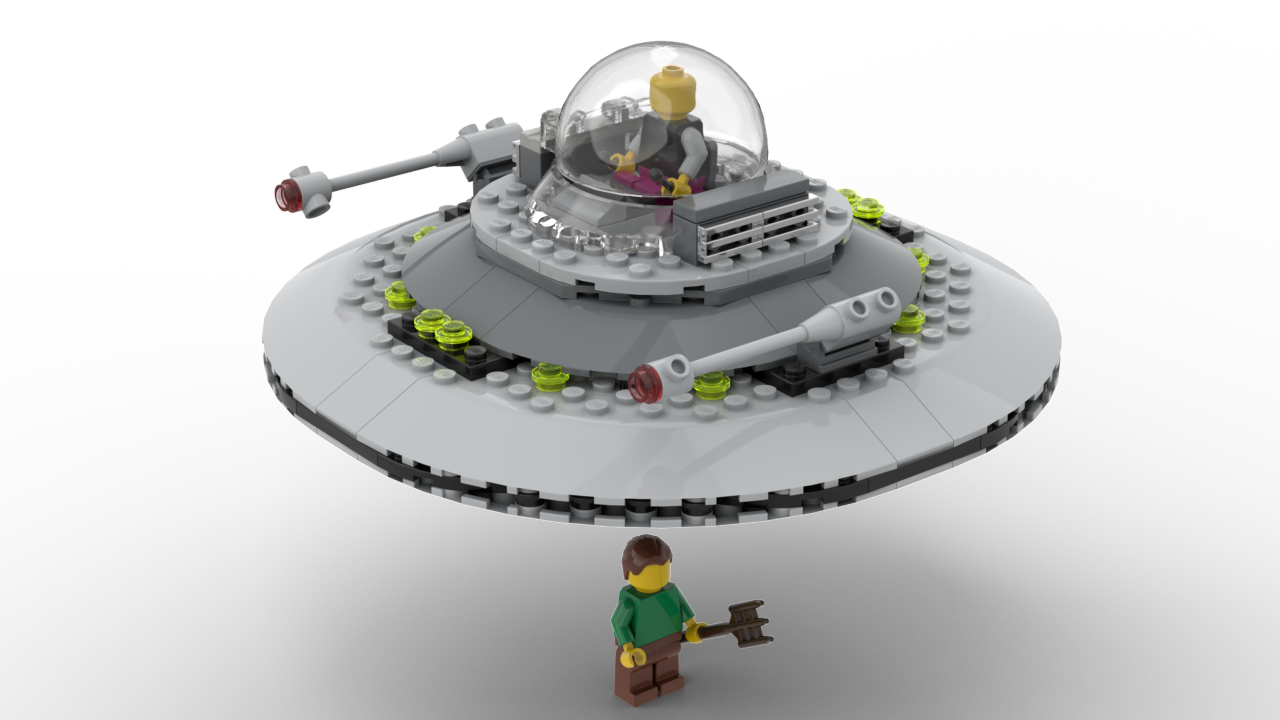 LEGO IDEAS - Out of this World Space Builds! - UFO Picks Up Inhabitants ...