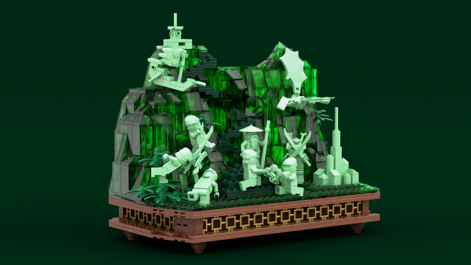 LEGO IDEAS - 10 Years of LEGO® NINJAGO®! - Jade Statuette of Ninjago