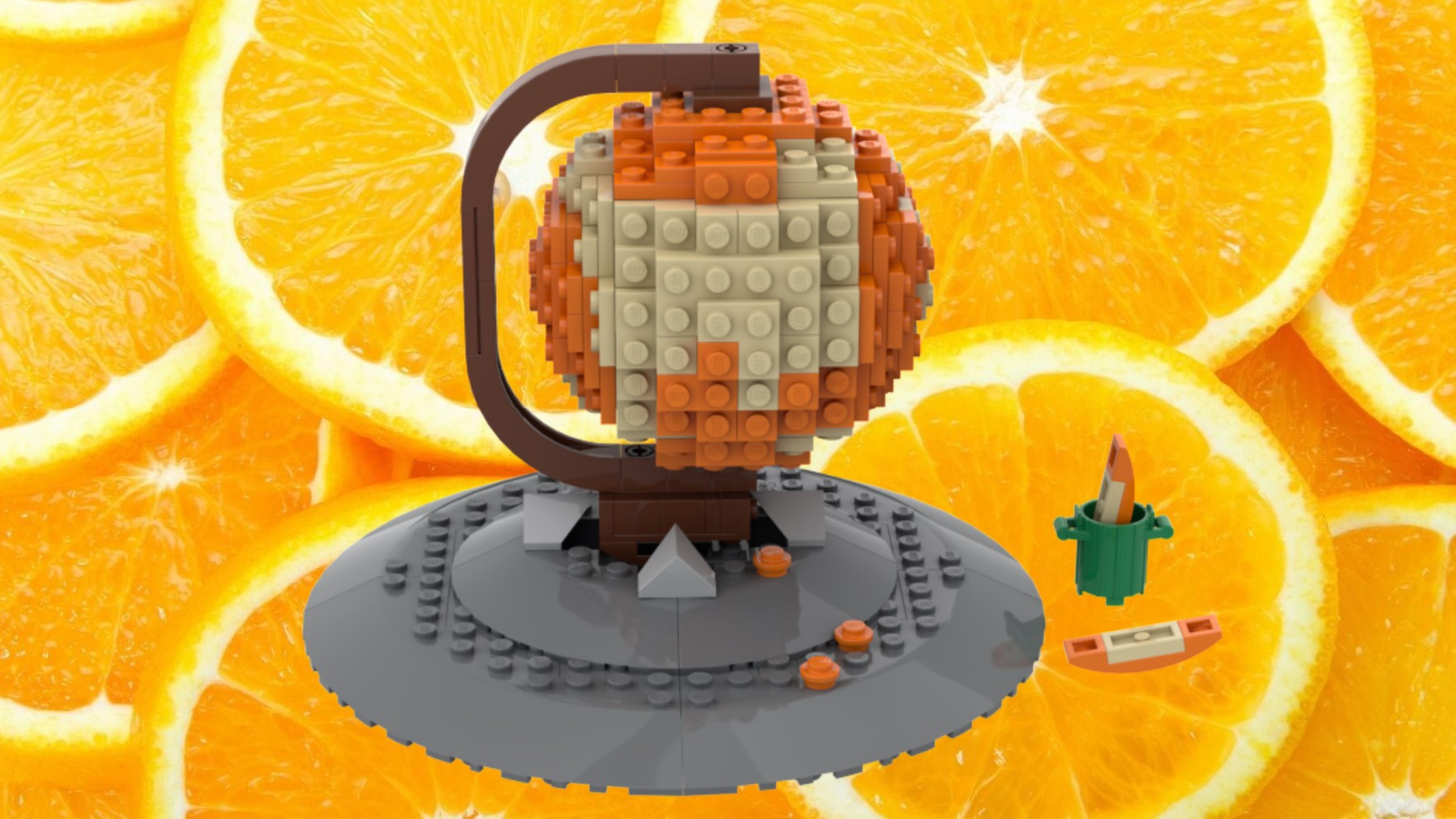 Lego Orange Fruit
