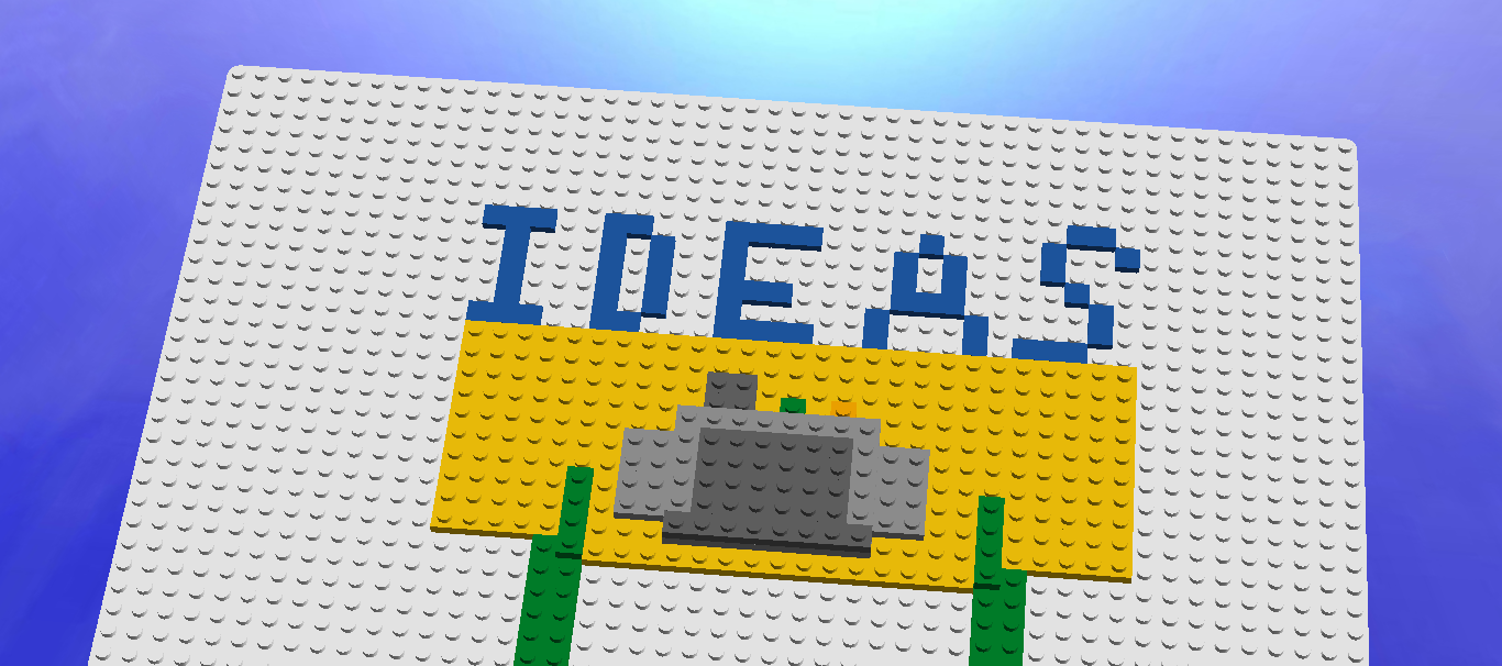 LEGO IDEAS - Build Your LEGO Ideas Logo - Lego Man