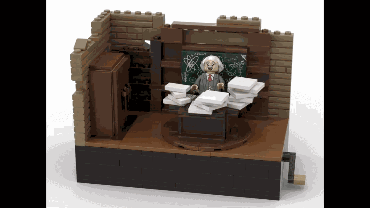 LEGO IDEAS - Ready, Set, Go STEM! - CAUTION: Great Mind at Work!