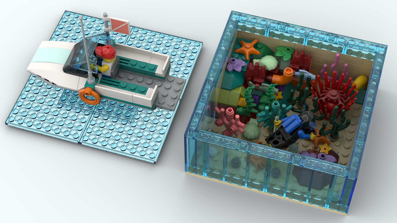 LEGO IDEAS - Do you want to go to the seaside? - Tropical Reef Dive