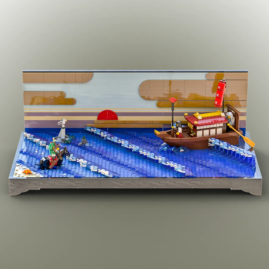 LEGO IDEAS - Celebrate Japanese Culture - Nasu No Yoichi Shooting a Fan ...