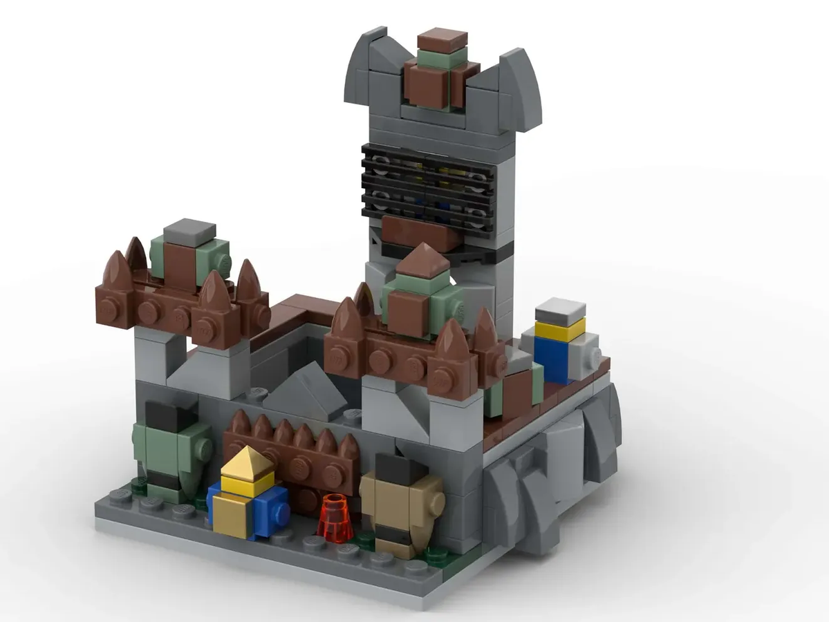 Lego Troll Mountain Fortress