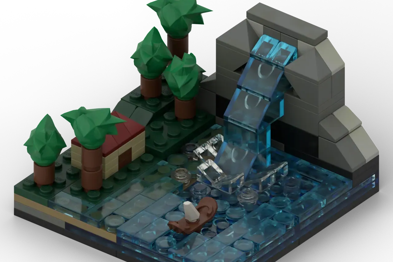 LEGO IDEAS - "The Waterfalls of Crystalline Waters"