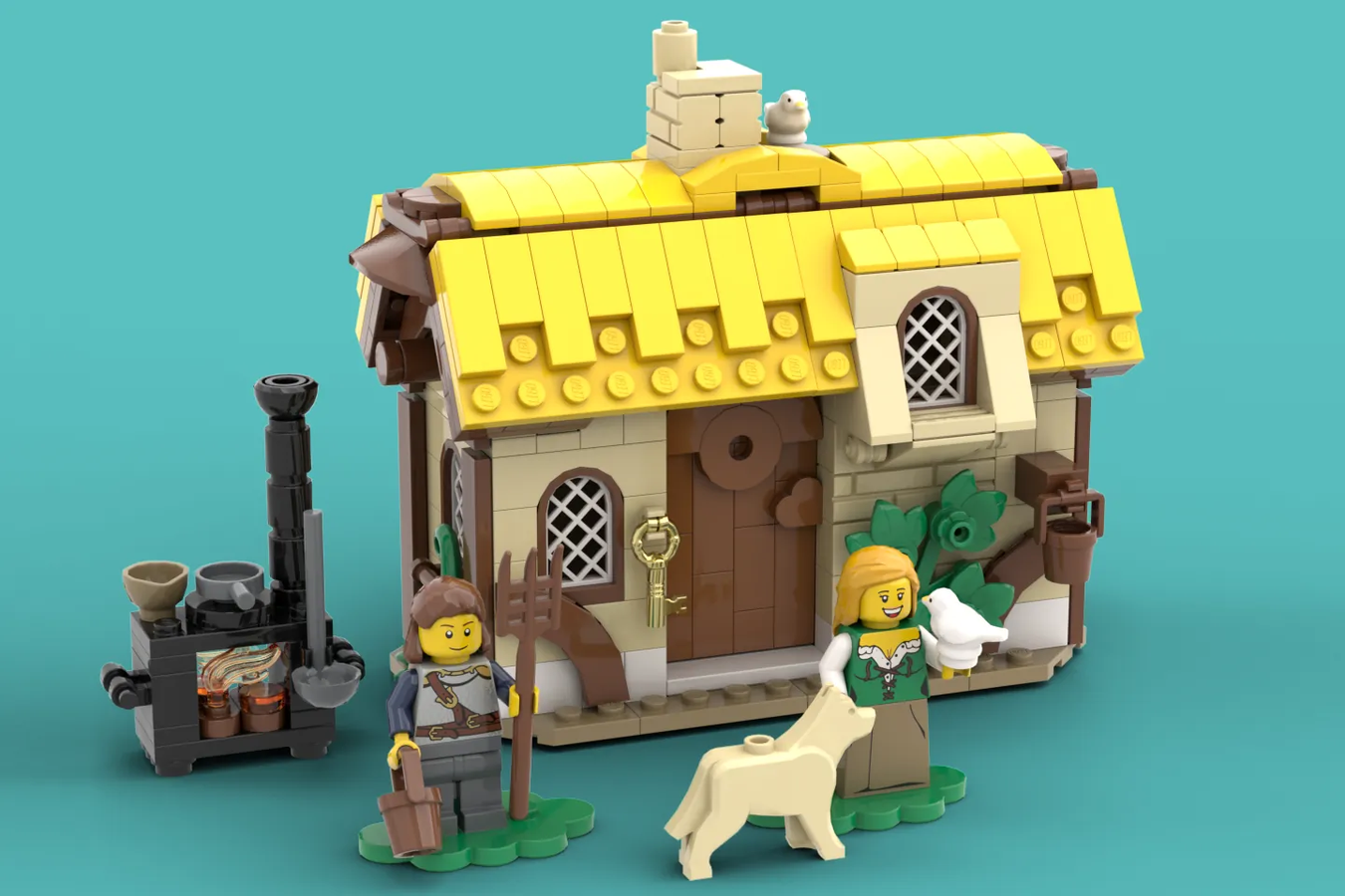 LEGO IDEAS - Tiny Medieval Cottage