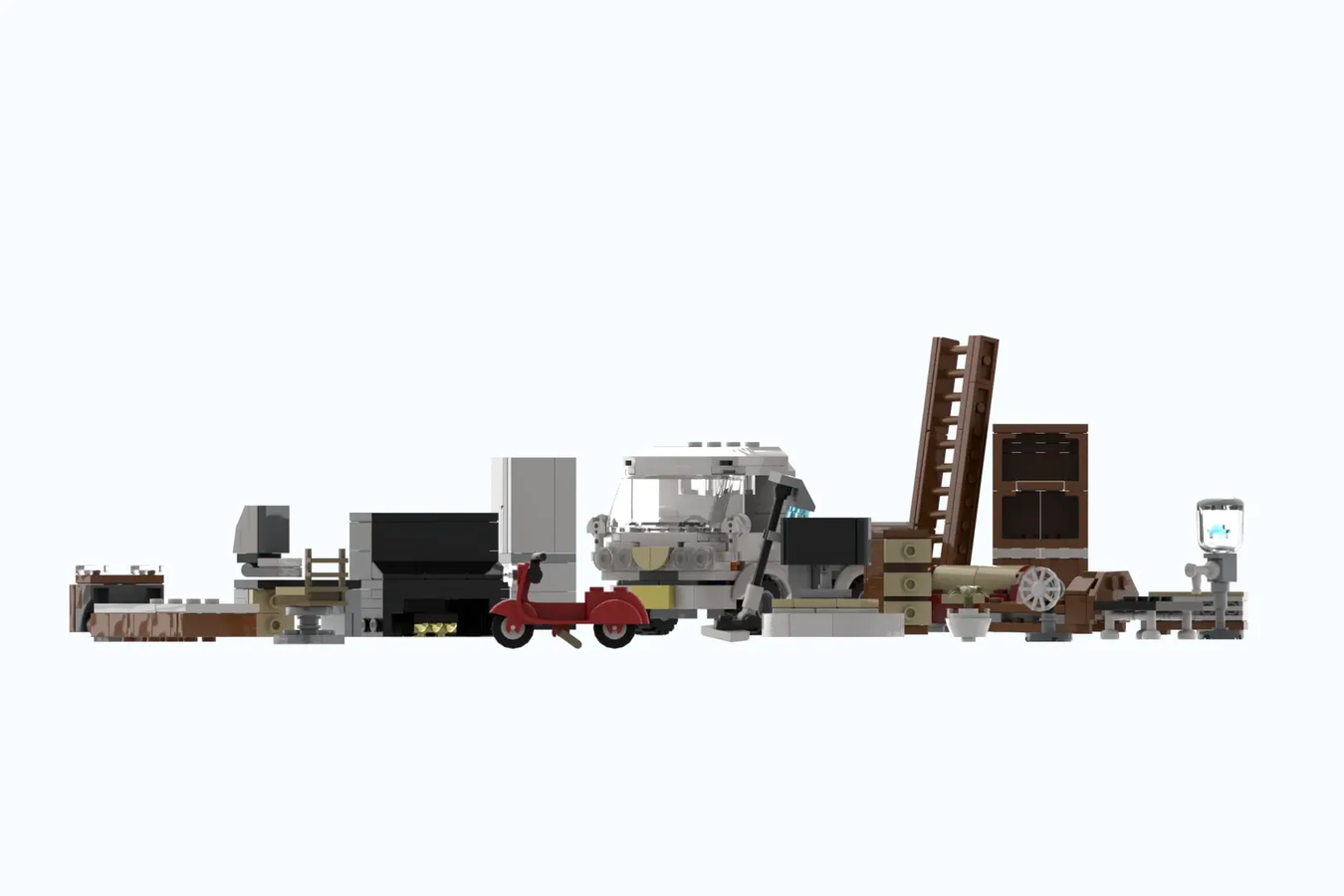 LEGO IDEAS - Moving (The Light Truck and Furniture)