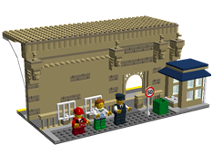 LEGO IDEAS - Subway Station with Ticket Office