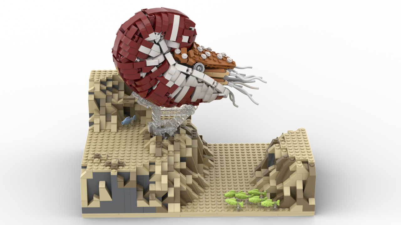 LEGO IDEAS - Chambered Nautilus (1:1 Scale)