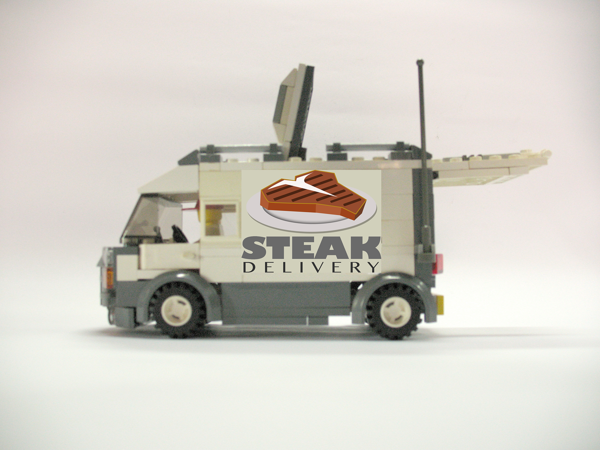 LEGO IDEAS - Stake-Out Steak Delivery Surveillance Van