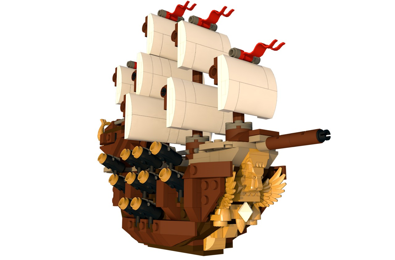 LEGO IDEAS - Super Galleon Microfigther