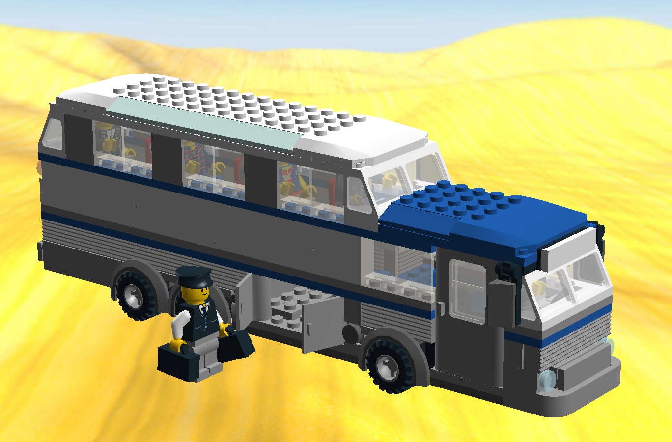 LEGO IDEAS - Scenicruiser Greyhound bus