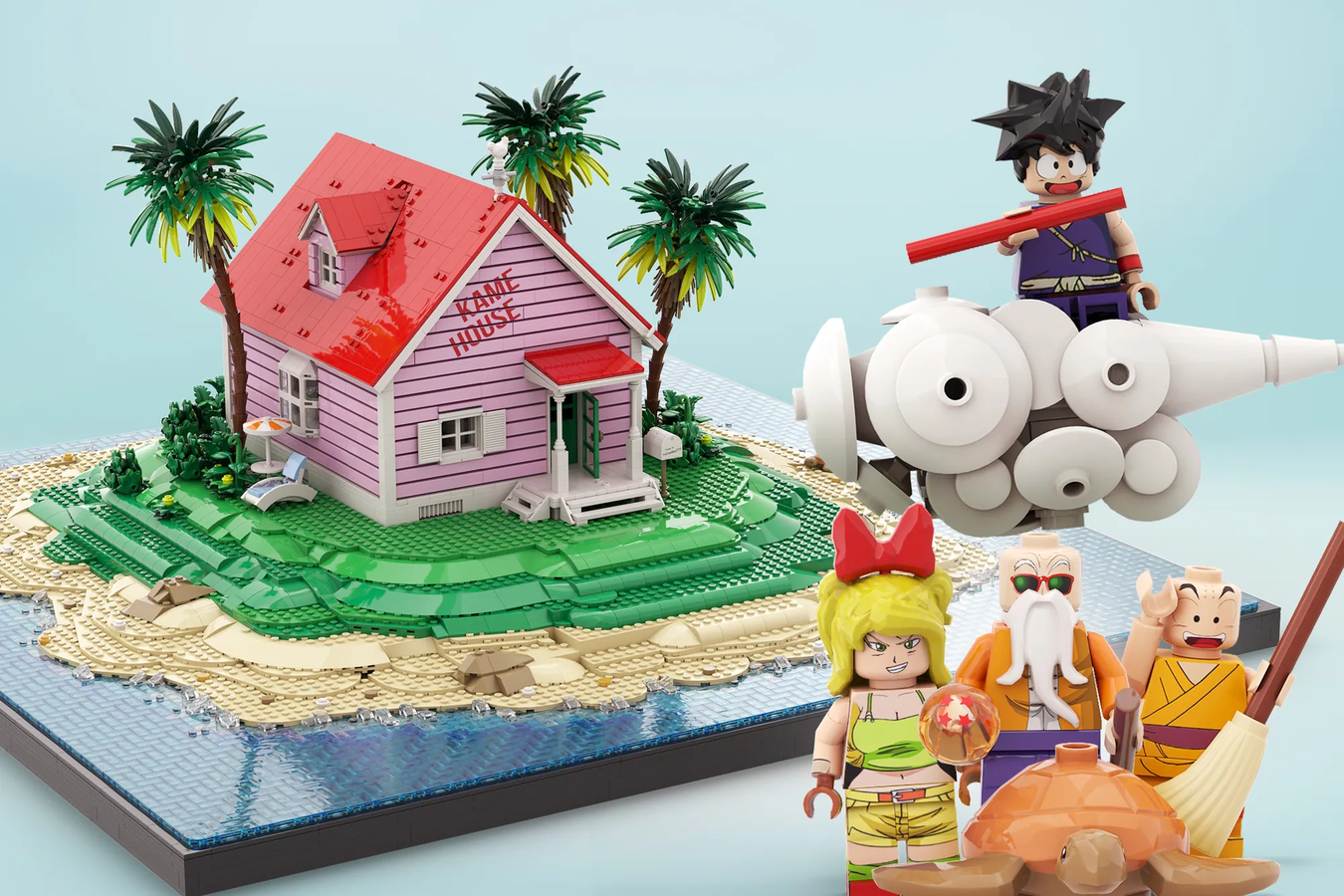 Kami House Dbz KAME HOUSE PRINT – ShibeInk