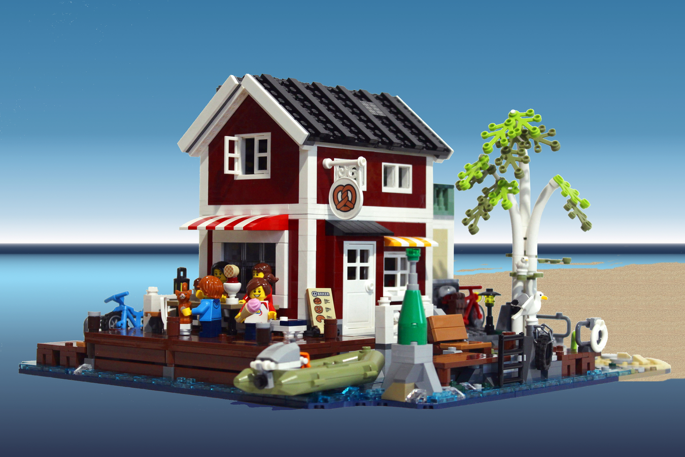 LEGO IDEAS - Dockside Cafe and Bakery
